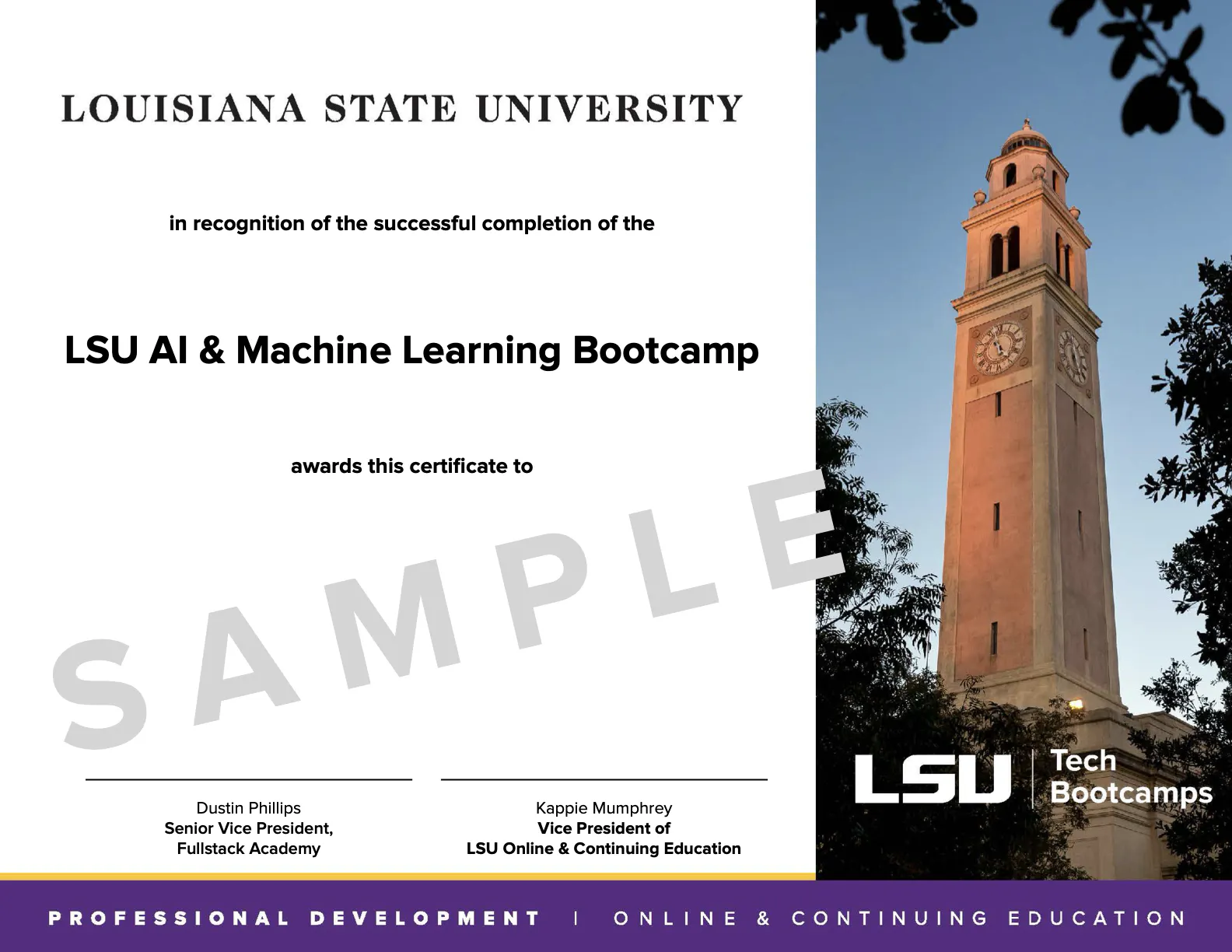 Online AI & Machine Learning Bootcamp | Louisiana State University